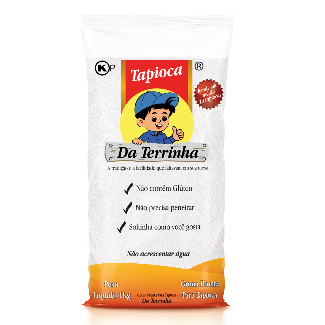 Goma para Tapioca 1kg - Da Terrinha